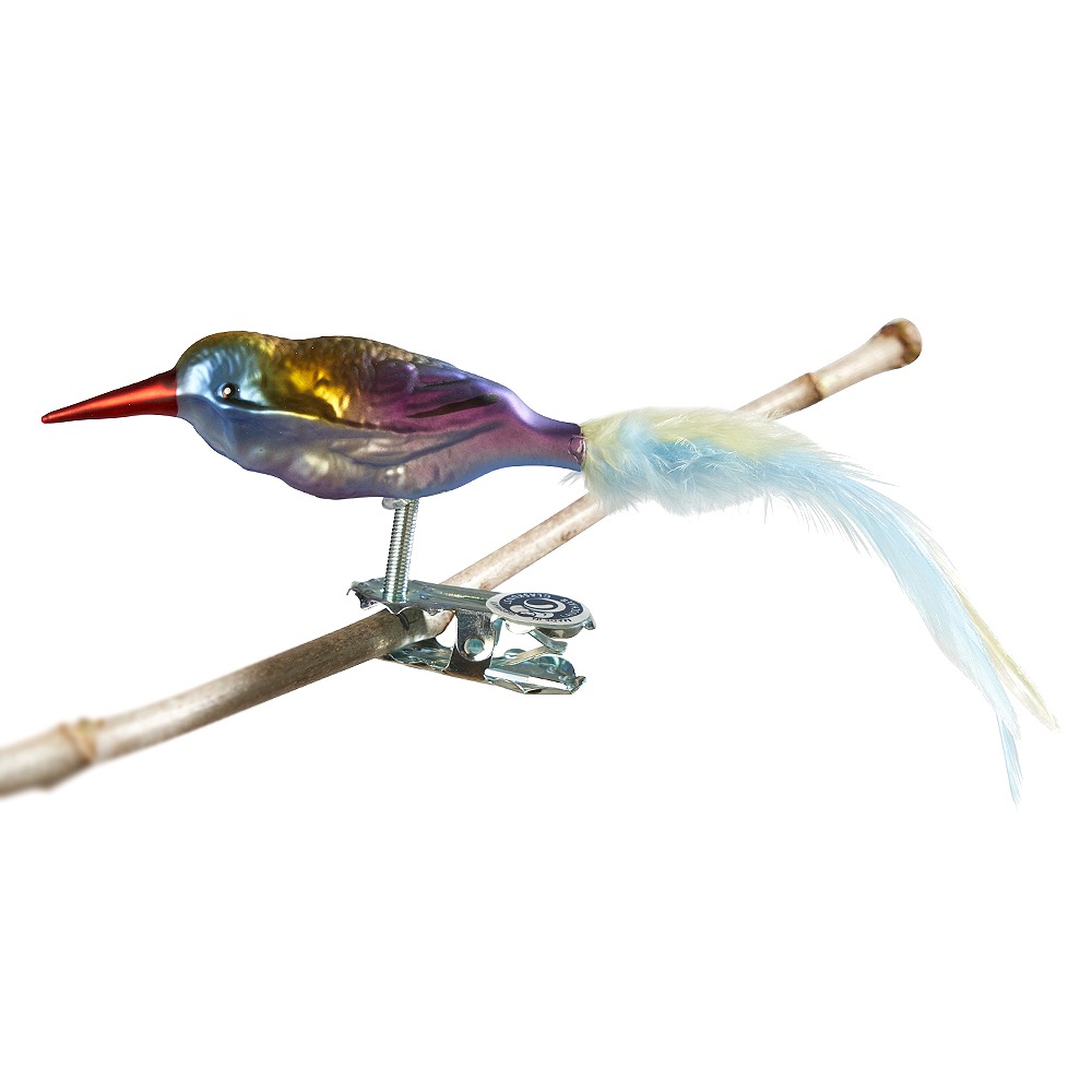langer Mini-Kolibri - Christbaumschmuck Figuren | Birds of Glass ...